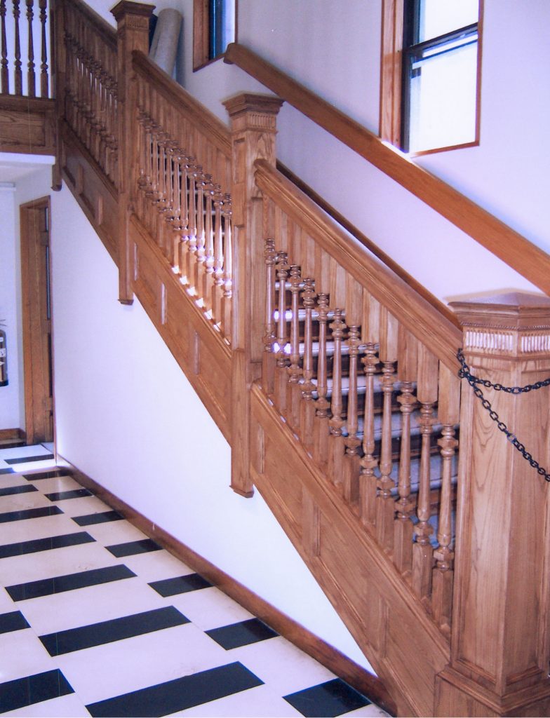 Newels and Handrail - Westek Architectural Woodworking, Inc.
